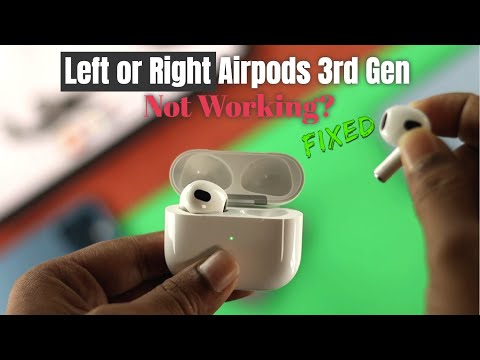 AirPods 3rd Gen: How To Fix Left or Right One AirPod 3 Isn't Working!