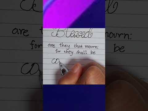 The Ending Of Your Mourning #handwritingstyles #viralshorts #bibleverse