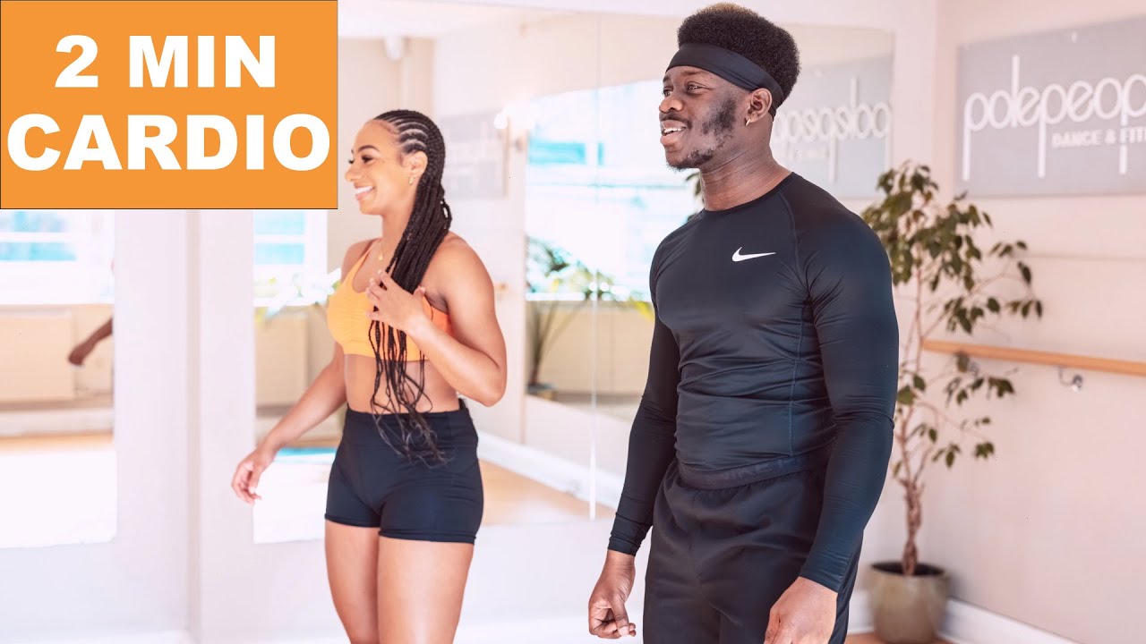 2 MINUTE CARDIO HOME WORKOUT - #DANCESWEAT