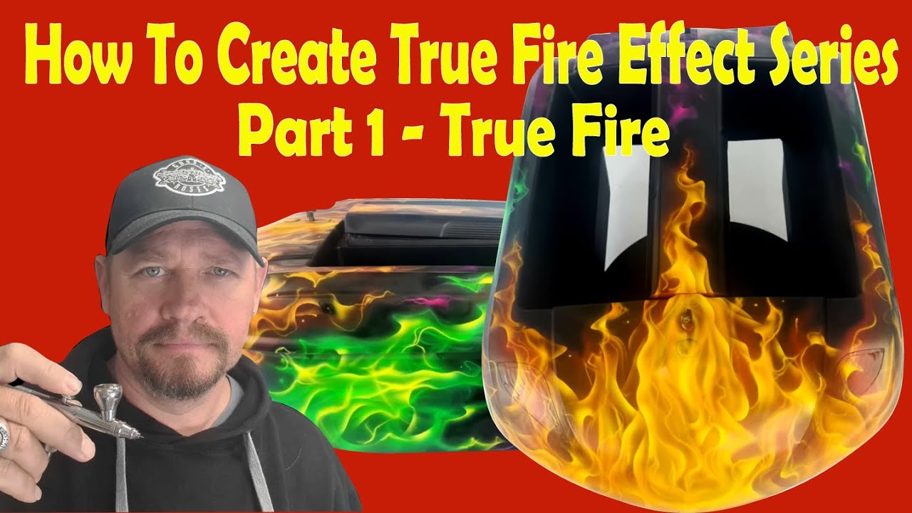 How To Create Realistic True Fire With An Airbrush