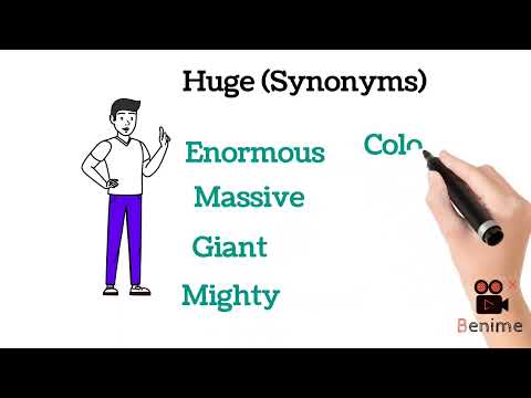 Word Huge Synonyms || V for Vocab