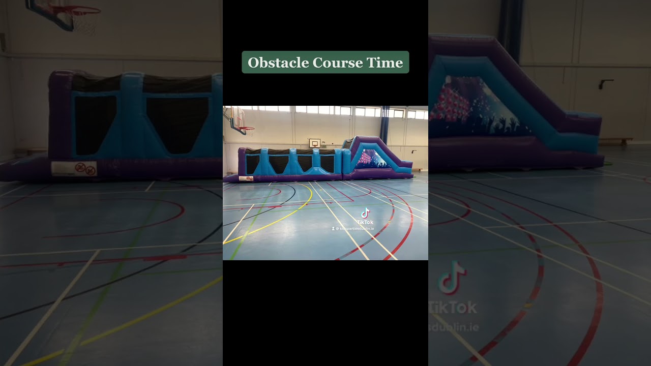 A look at some of our obstacle course Bouncy Castles