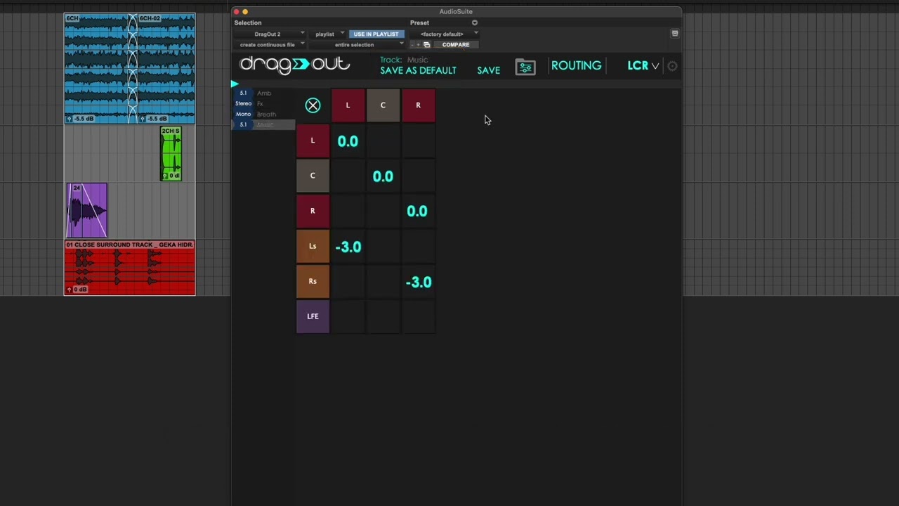 Dragout 2 Tutorial - Routing Matrix