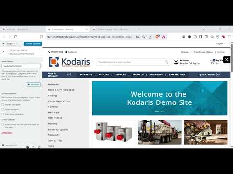 CMS - Navigation Menu for Authenticated Customers