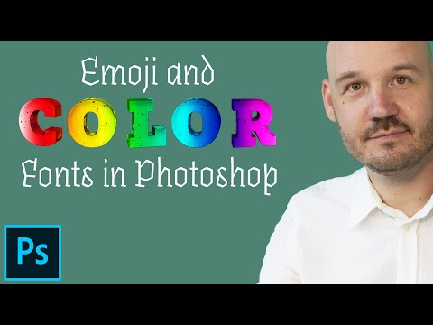 Emoji & Color Fonts in Photoshop CC