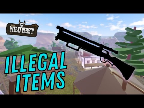 ILLEGAL Items in The Wild West! | Roblox