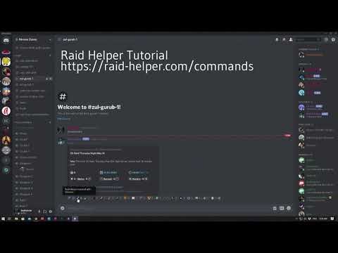 Raid Helper Tutorial