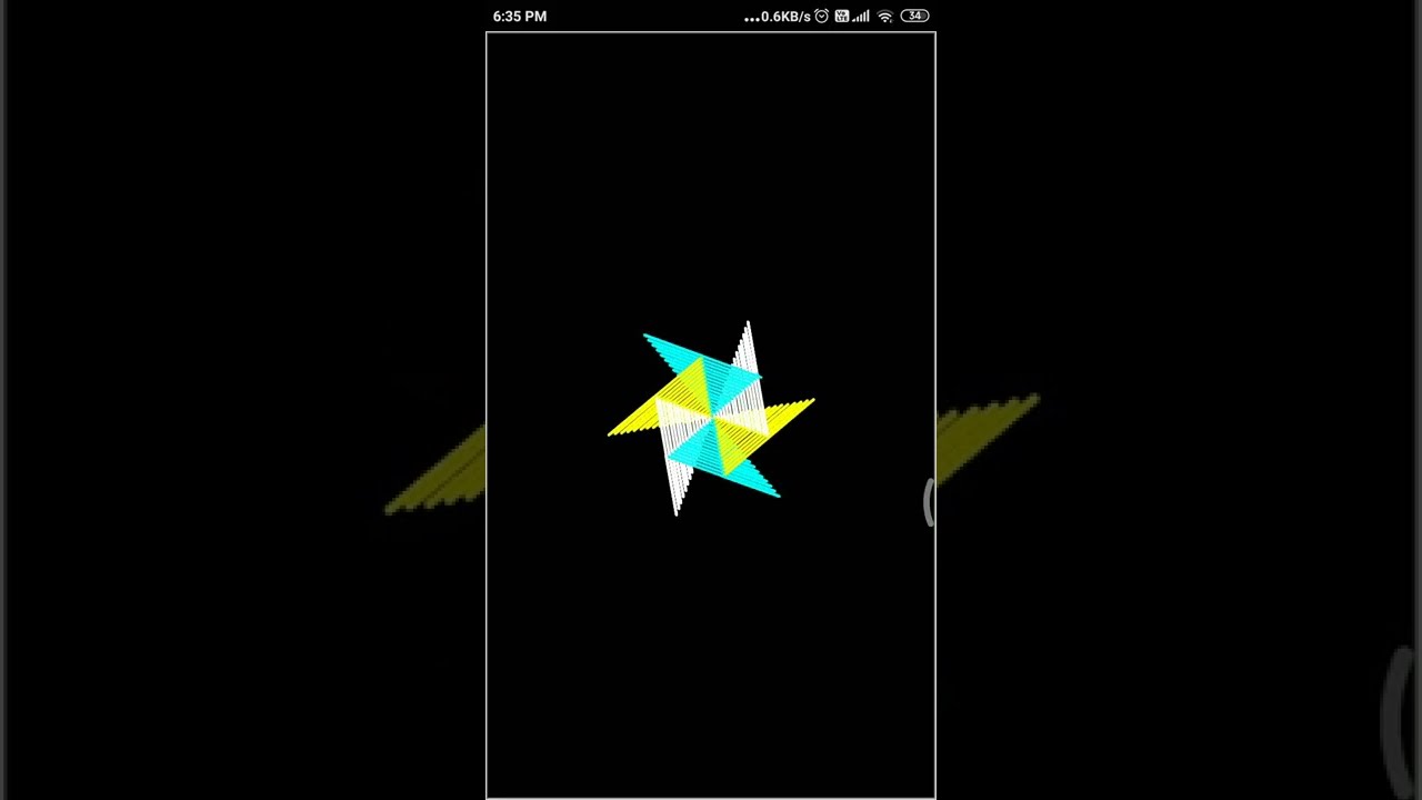 Animate Paper fan☺️| Rotating fan, #shorts, #python, #pydroid, #turtle 🐢, #graphics