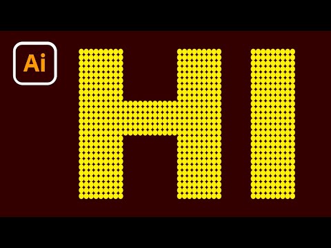 How to Create a Dotted Text Effect in Illustrator