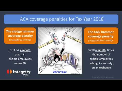 Affordable Care Act 101: What are the IRS penalties for non-compliance in 2018?