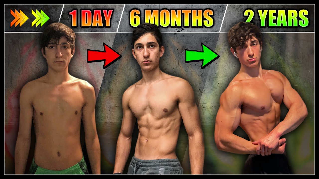 My 2 YEAR Natural BODY TRANSFORMATION 17-19 | Skinny to Muscular