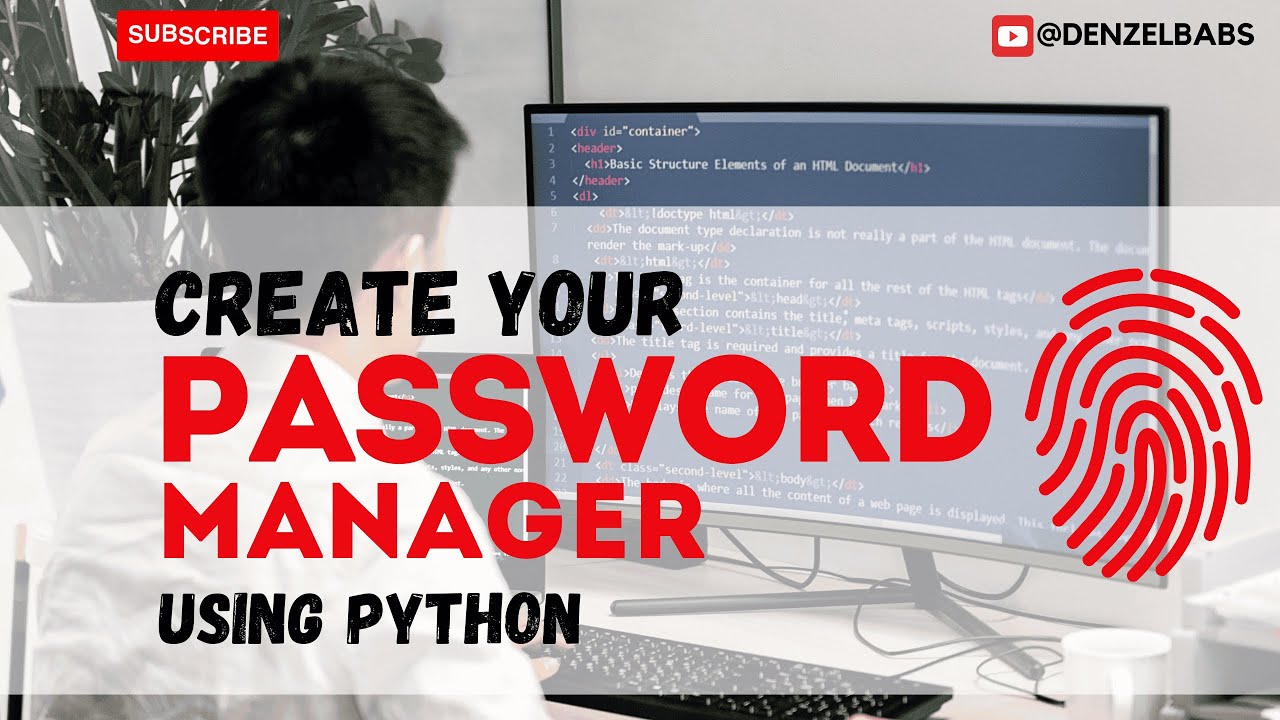 Build Your Own Password Manager with Python: Easy Python Coding for Beginners #SEO #python #coding