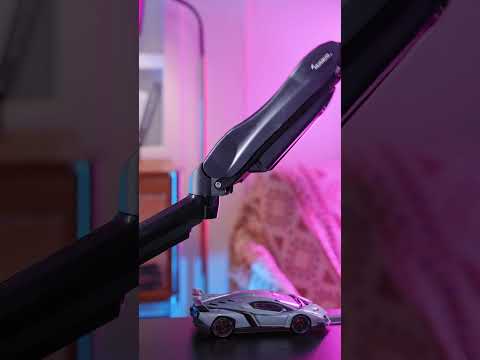 Upgrade Your Desk Setup with HUANUO Dual Monitor Mounts! #huanuo #monitormount #desksetup