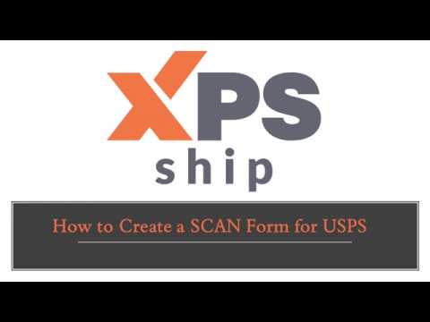 How to Create a USPS SCAN Form