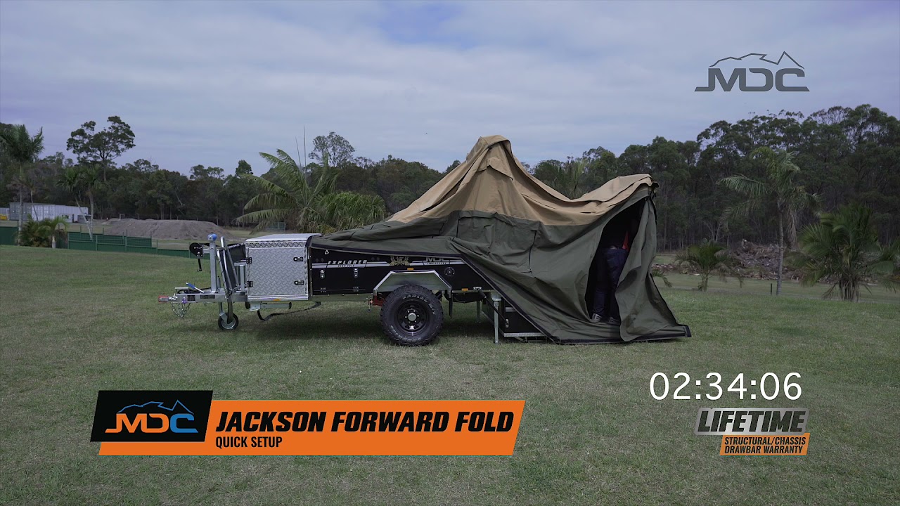 Jackson Forward Fold Pop-Up Camper Trailer