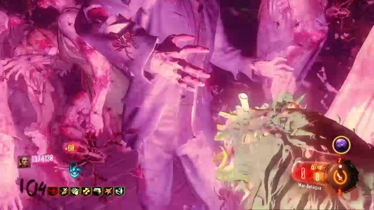 Shadows of Evil Round 100 Shadowman Boss Fight Attempt