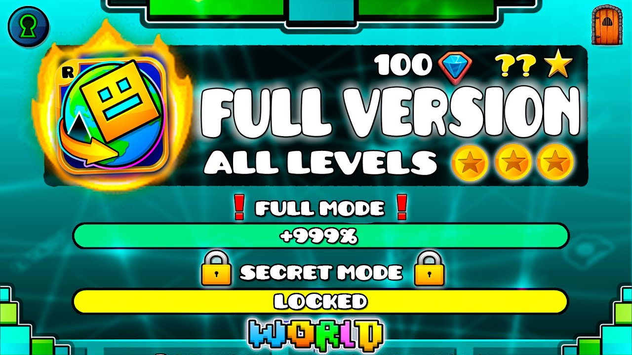 All Geometry Dash World Levels in 