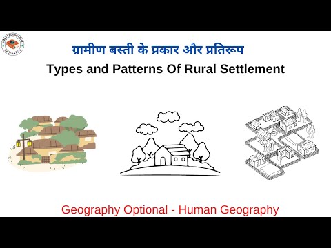 Types and Patterns of Rural Settlement Video Lecture - Crash Course for ...