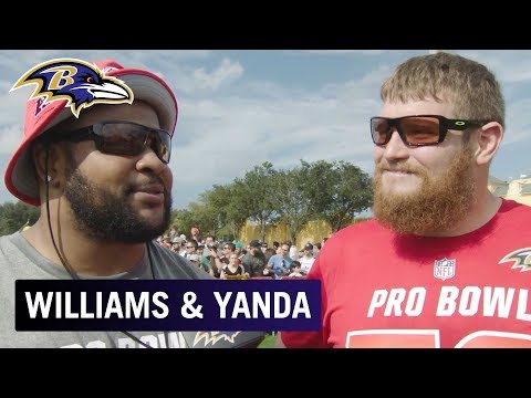 Brandon Williams & Marshal Yanda are Fired Up for the Pro Bowl | Baltimore Ravens