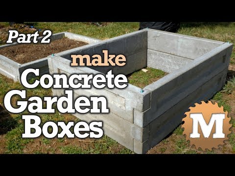 Concrete Garden Box Panels Version II - Digital Plan