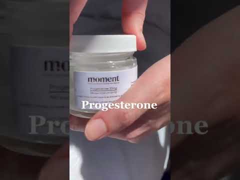 Using Moment Health's Progesterone Cream