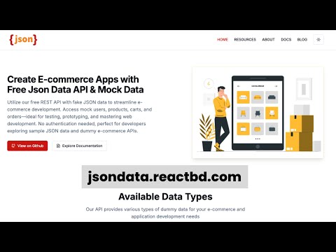 How to Use jsondata.reactbd.com for Free API JSON Data (Users, Products, Comments & More)