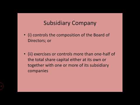 Subsidiary company-2(87) of Companies Act, 2013