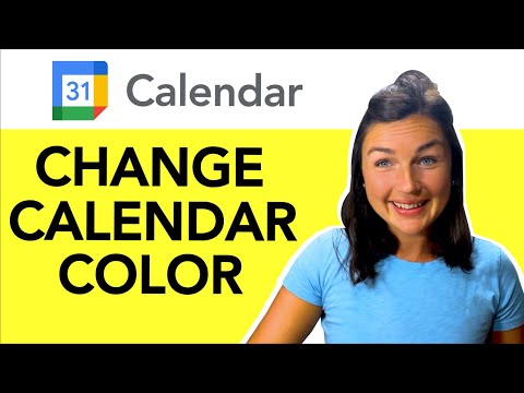 How to Change Calendar Color in Google Calendar - Change Colors