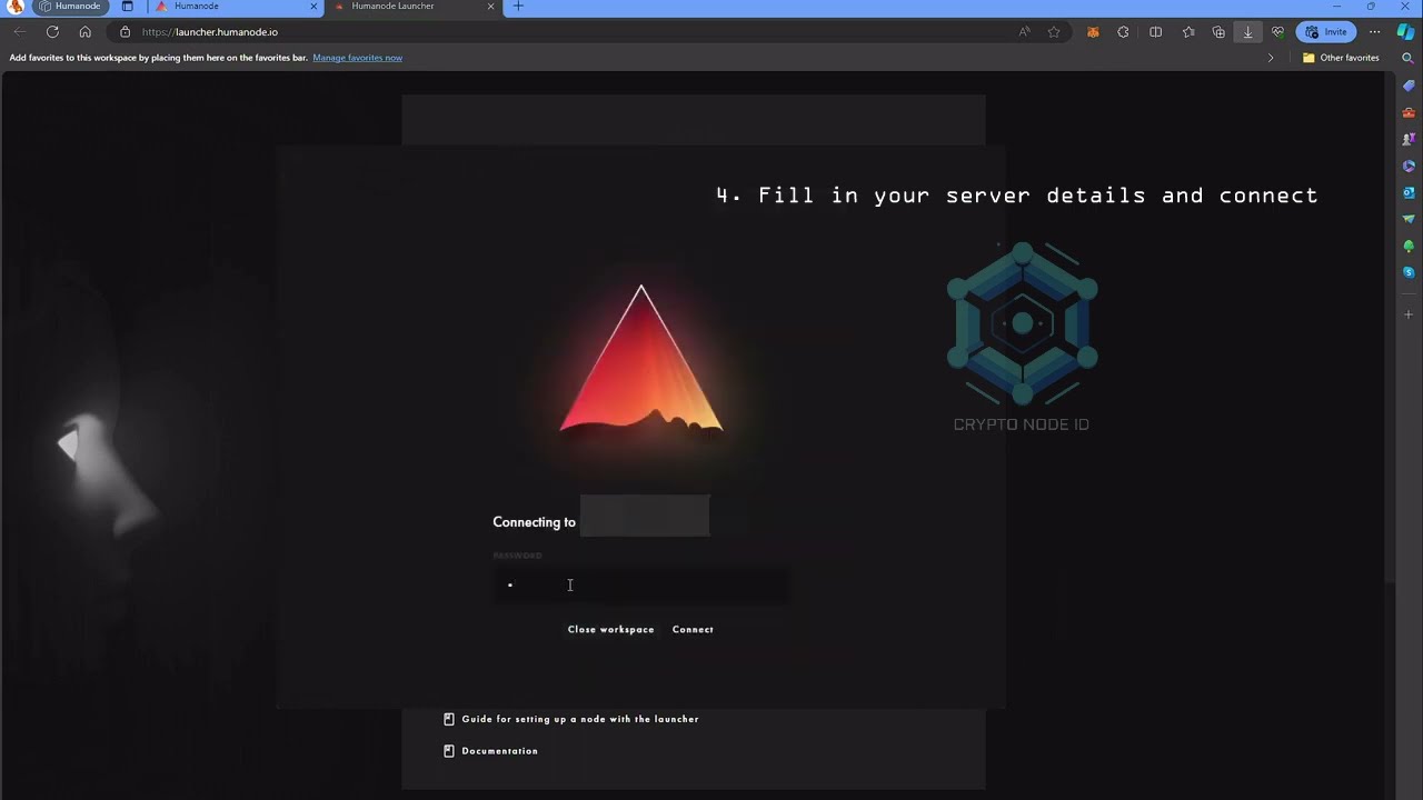 CryptoNodeID Humanode remote installation tutorial
