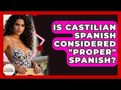 Is Castilian Spanish Considered "proper" Spanish? - Exploring Southwest Europe