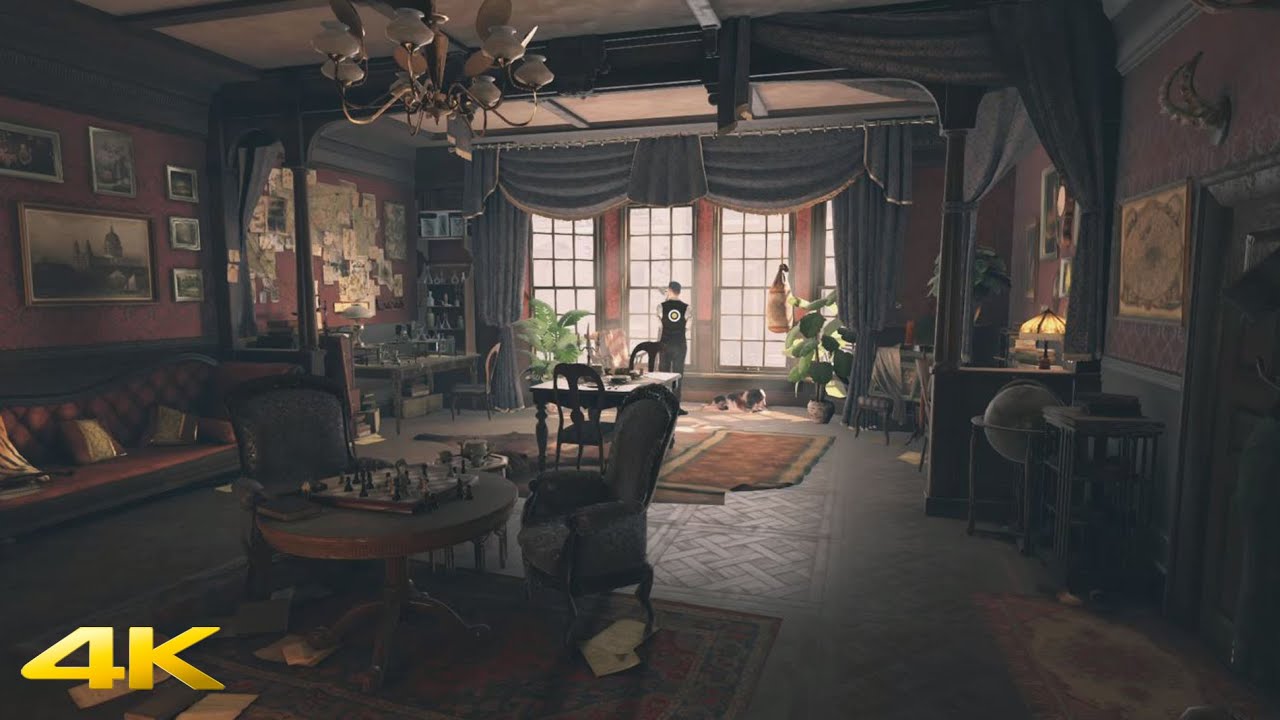 [4K] Sherlock Holmes: The Devil's Daughter [Live Wallpaper] [In-Game Audio]