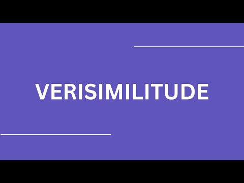 How To Pronounce VERISIMILITUDE