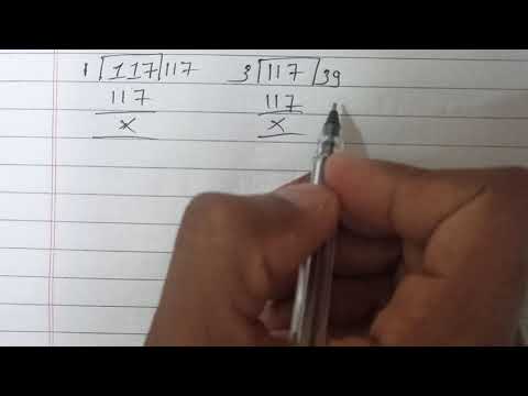 factors of 117