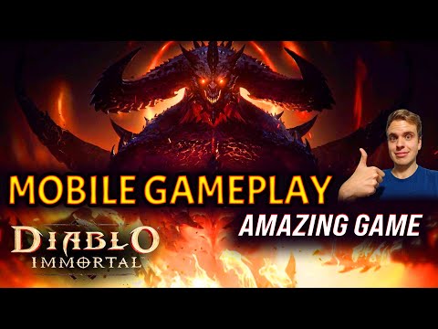 DIABLO IMMORTAL. Mobile IOS/ANDROID Gameplay. This Game is BEAUTIFUL!