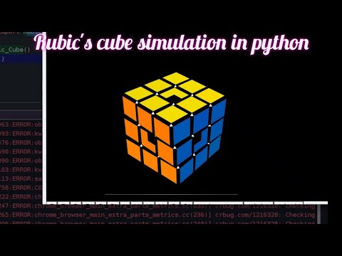 Making Rubic's cube in python.