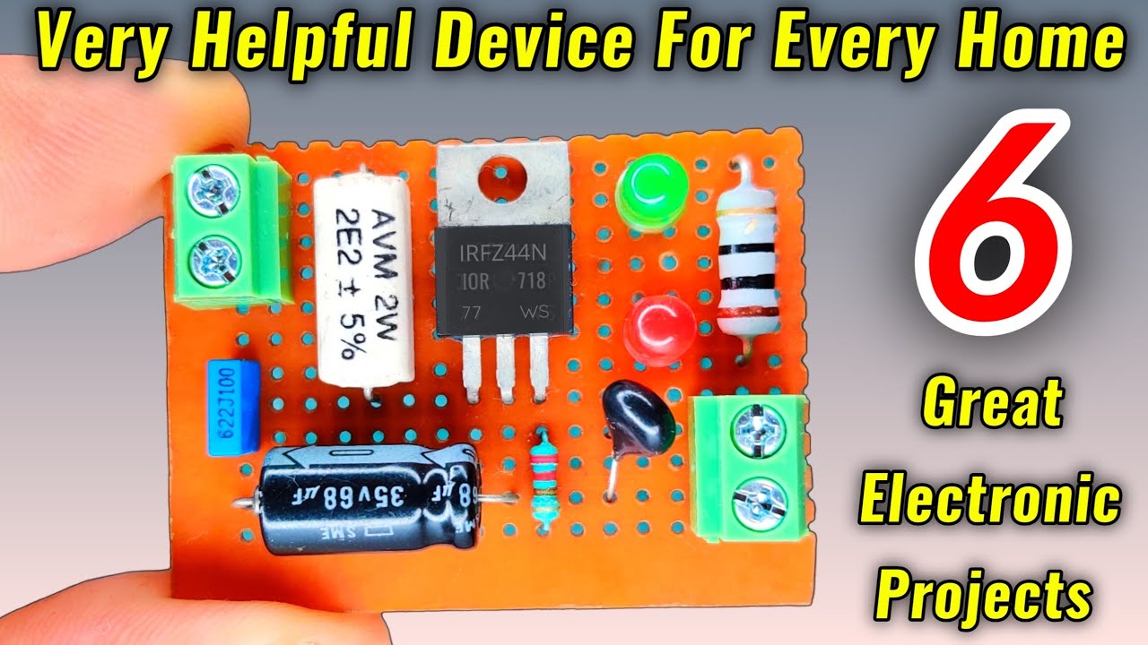 6 helpful Electronic Projects For Beginners