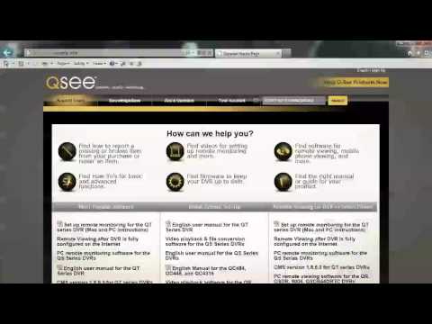 How to set up an account on Q-See's Support Portal