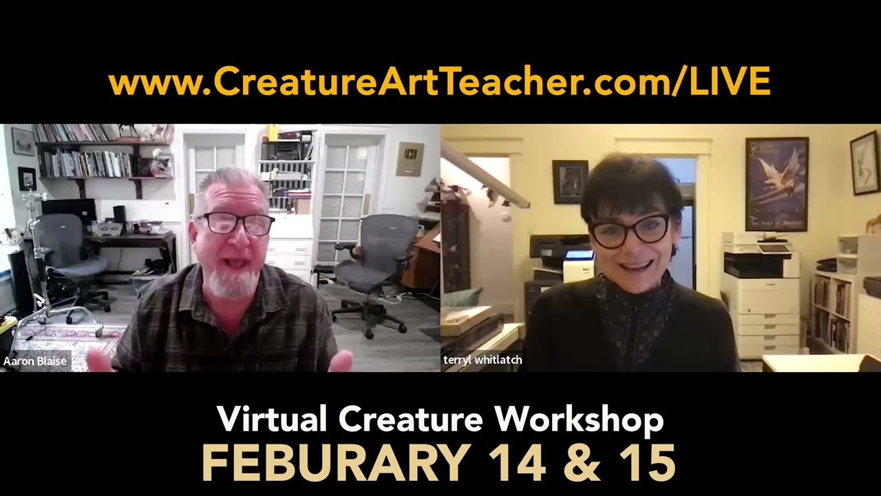 NEW: Drawing Dinosaurs with Terryl Whitlatch (2 Day Online Event)