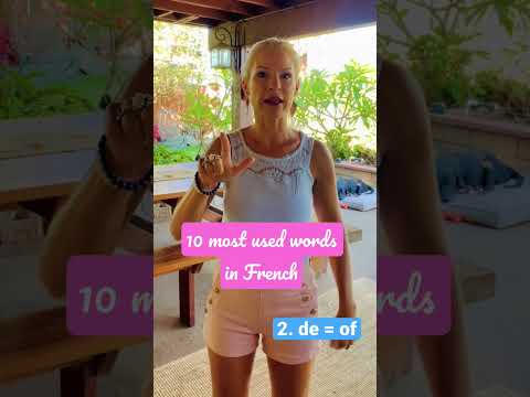 10 MOST USED FRENCH WORDS by native French instructor, Rachele DeMeo, from Belle Terre Academy
