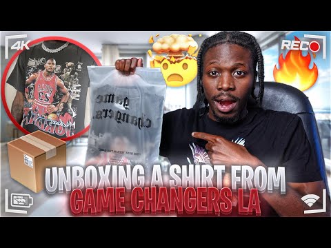 GAME CHANGERS LA UNBOXING REVIEW | BEST GRAPHIC TEES IN THE GAME ??!!