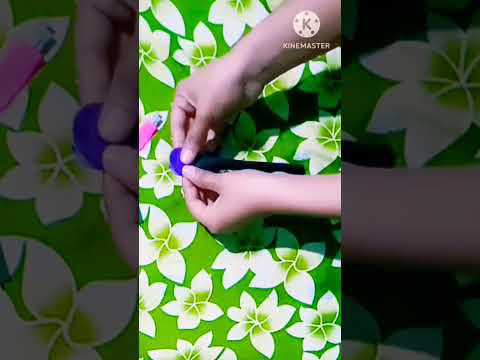 BTS Glitter pen idea/BTS Purple pen/BTS & ARMY Logo Together/BTS Craft at low budget