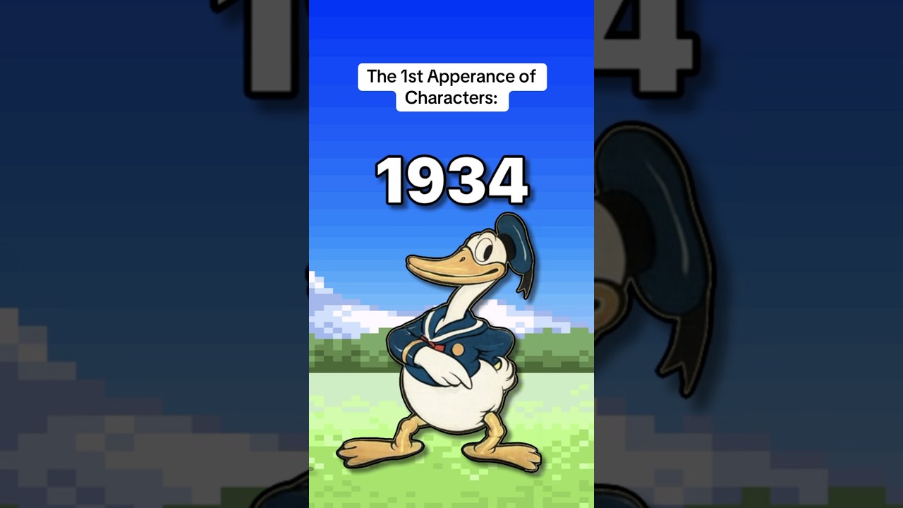 The 1st Appearance of Characters: #disney