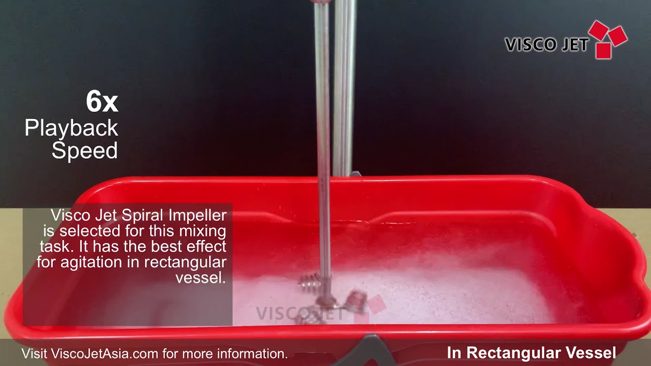 Viscojet Agitation Demo: Rectangular Vessel