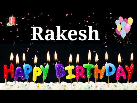 HAPPY BIRTHDAY RAKESH || Happy Birthday Rakesh Whatsapp Status || Happy Birthday Rakesh Ji