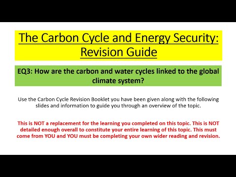 Edexcel A Level Geography - Carbon Cycle EQ3