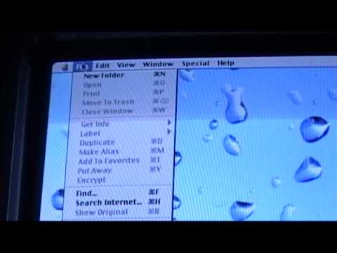 Mac OS 9: Finder Basics