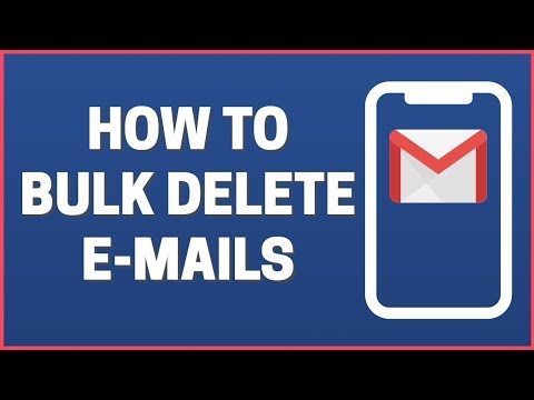 How To BULK Delete Emails in Gmail on android!