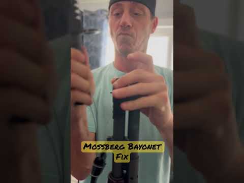 Mossberg Bayonet Fix! No wiggle and Really Ready Life Approved! #Mossberg #bayonet #12gauge #custom