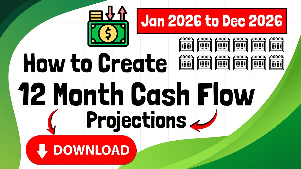 How to Create a 12 Month Cash Flow Projection Step by Step